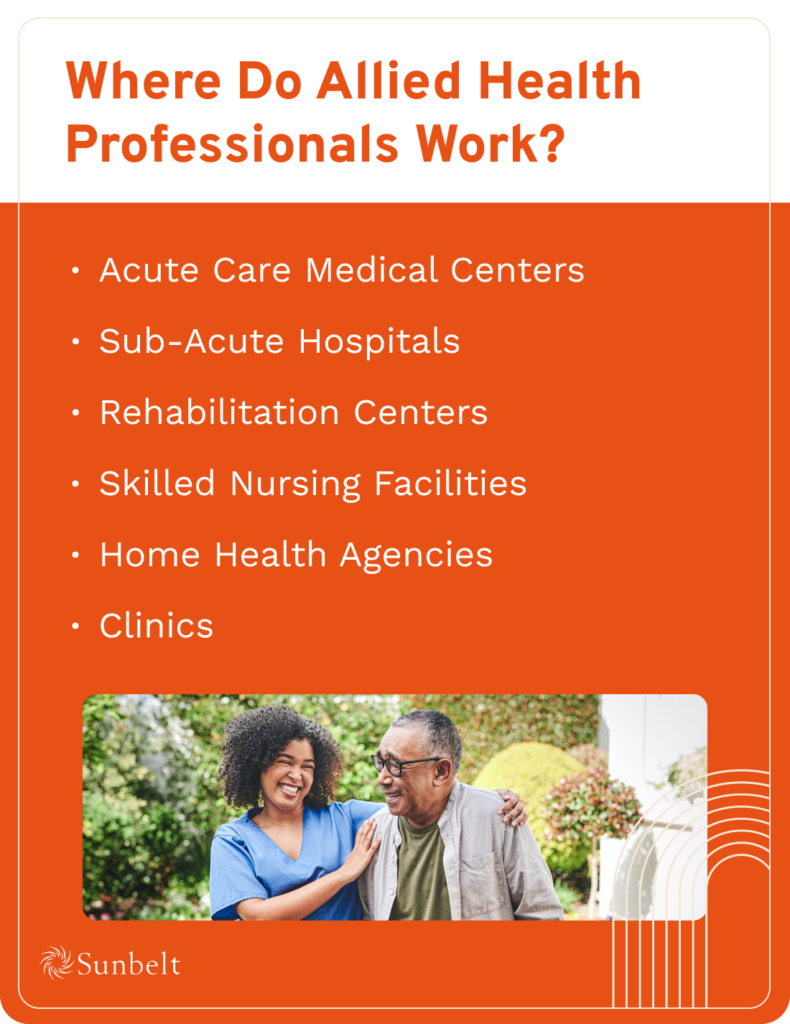 Allied Health Professionals List - Sunbelt Staffing