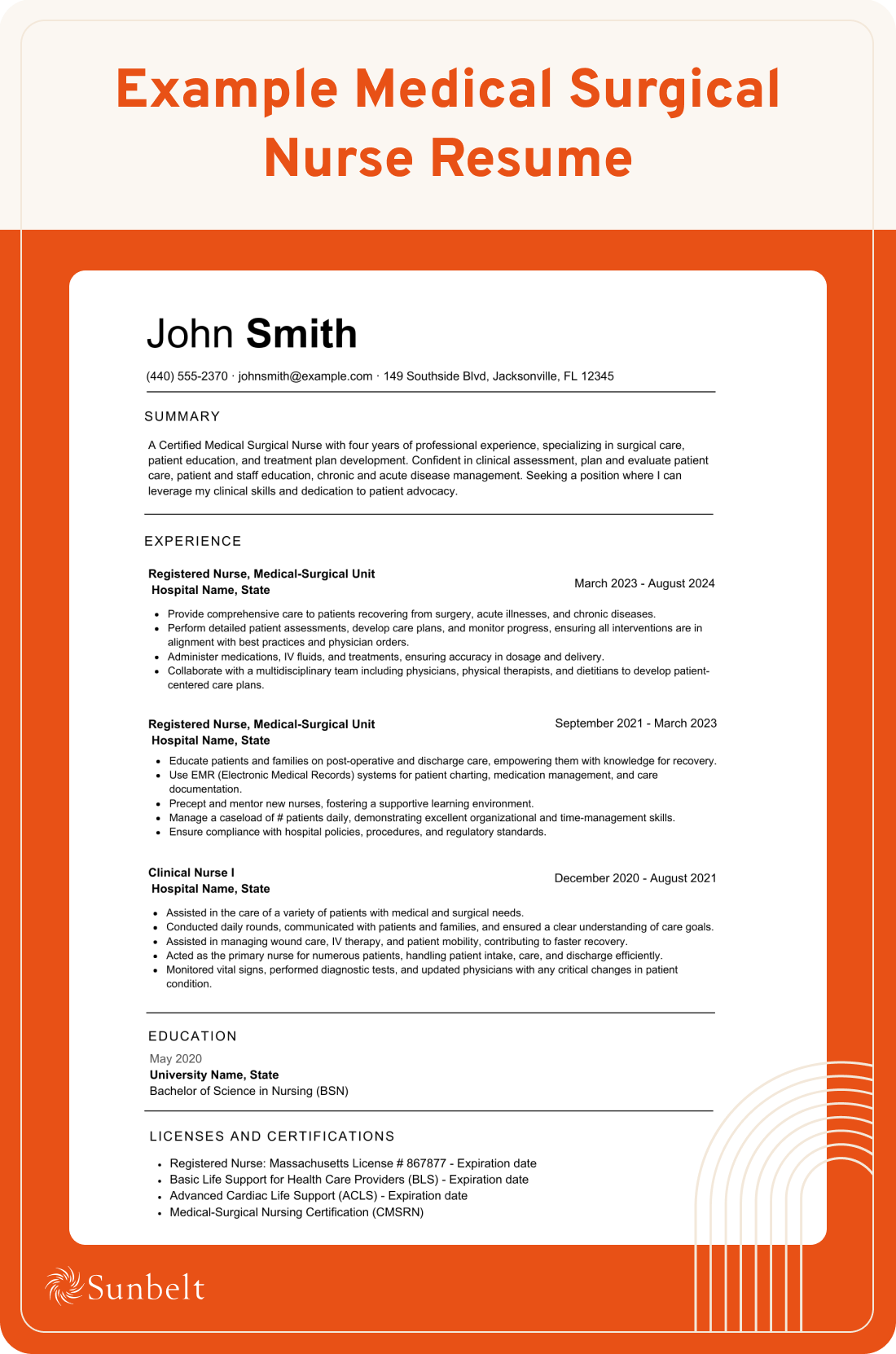 Med Surg Resume Surgical Nurse Resume Examples Template 20 Tips Med Surg Resume Surgical Nurse Resume Examples Template 20 Tips